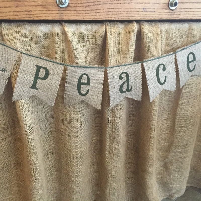Peace Banner - Etsy