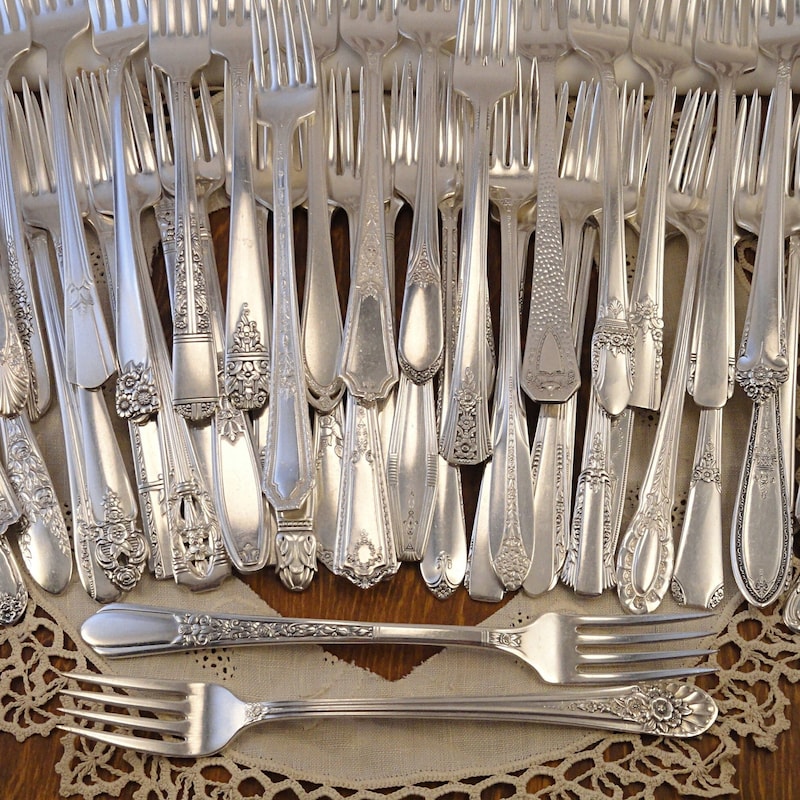 Long Antique Fork - Etsy