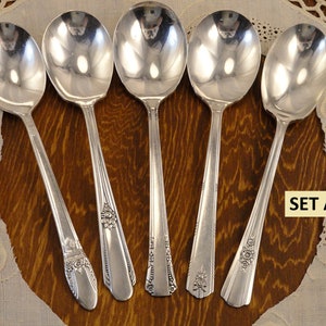 Sugar Spoon Sets Antique & Vintage Silverplate Flatware - Etsy