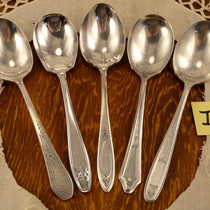Sugar Spoon Sets Antique & Vintage Silverplate Flatware - Etsy