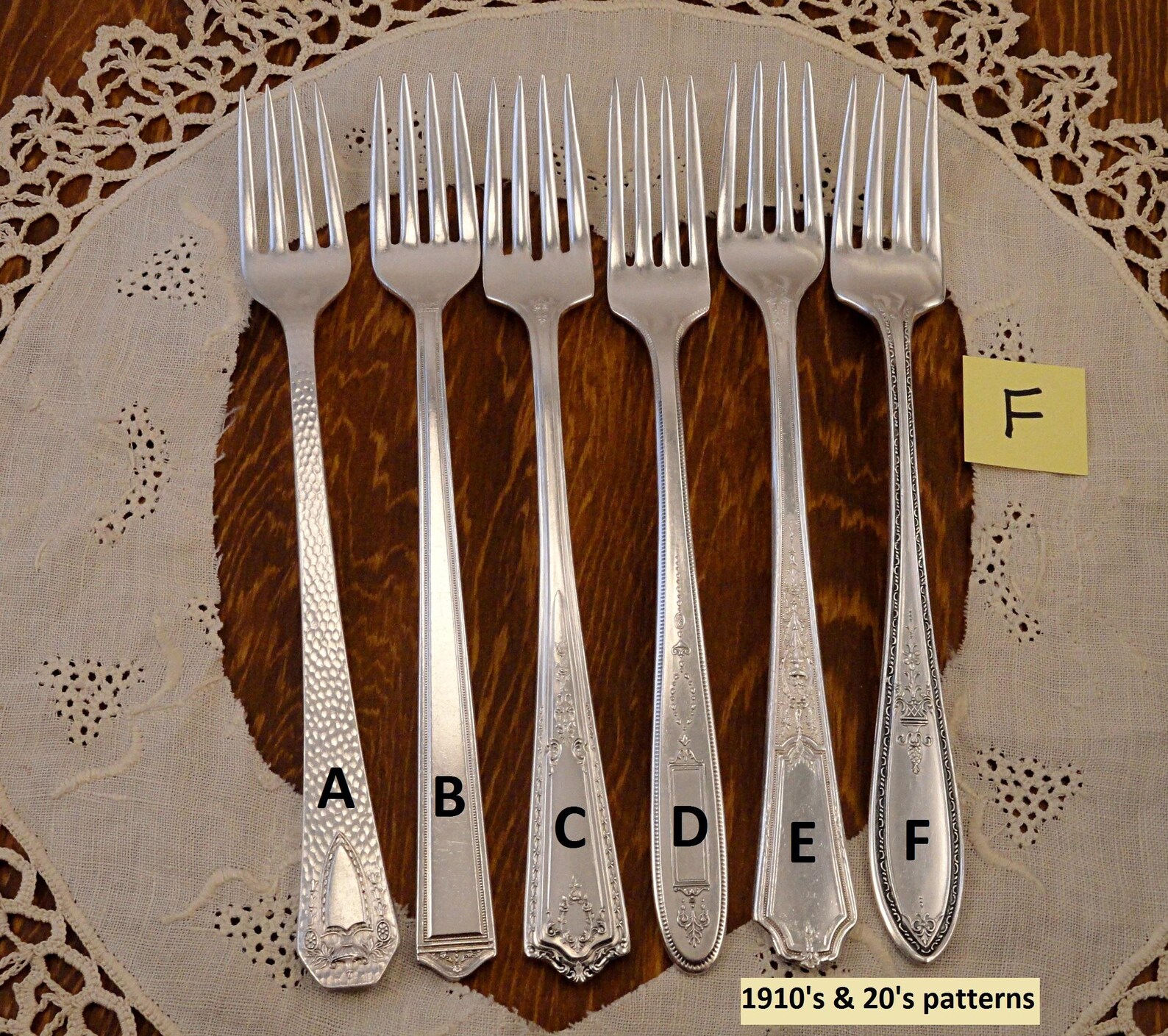 Forks Vintage Silverplate Silverware Flatware _ Mix or Match From 54 ...