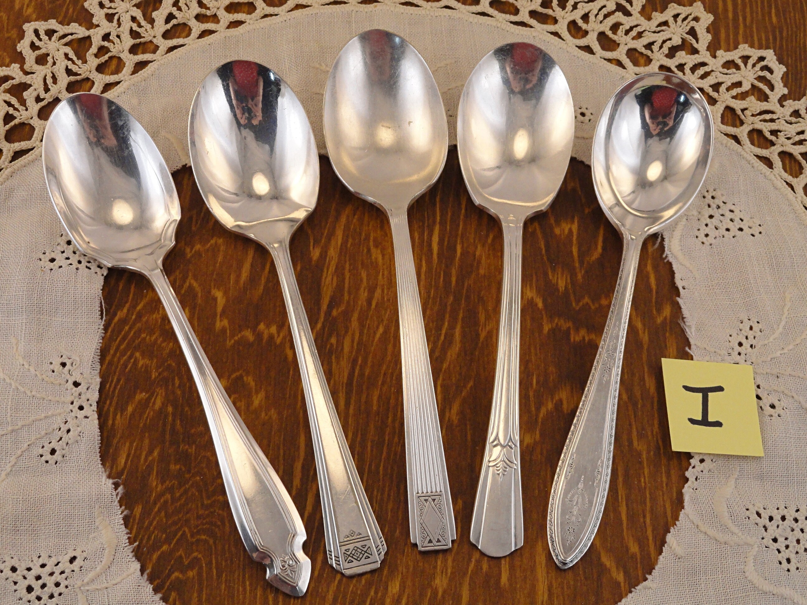 Sugar Spoon Sets Antique & Vintage Silverplate Flatware Farmhouse ...