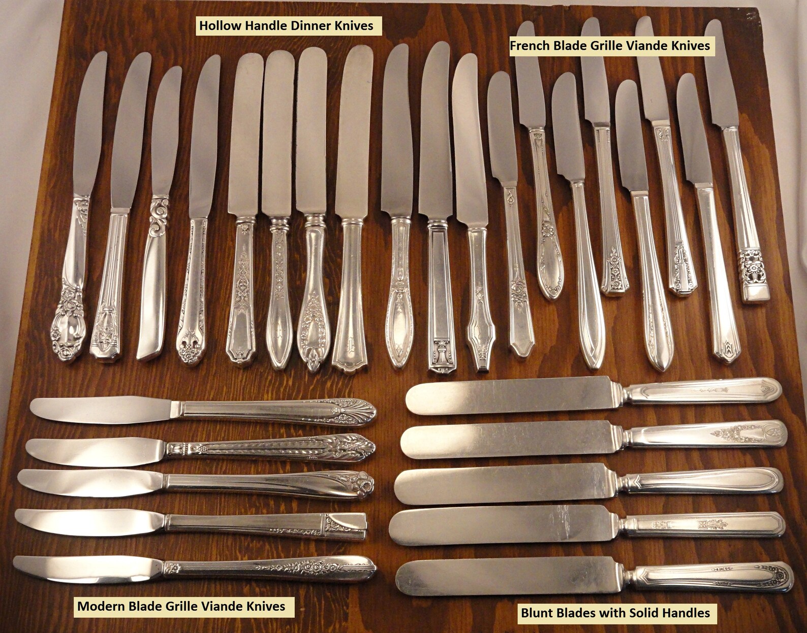 Vintage Forks Spoons Place Settings Silverplate Butter Knives Soup ...