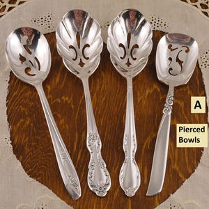Sugar Spoon Sets Antique & Vintage Silverplate Flatware Farmhouse ...