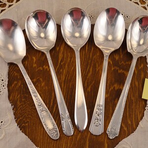 Sugar Spoon Sets Antique & Vintage Silverplate Flatware Farmhouse ...