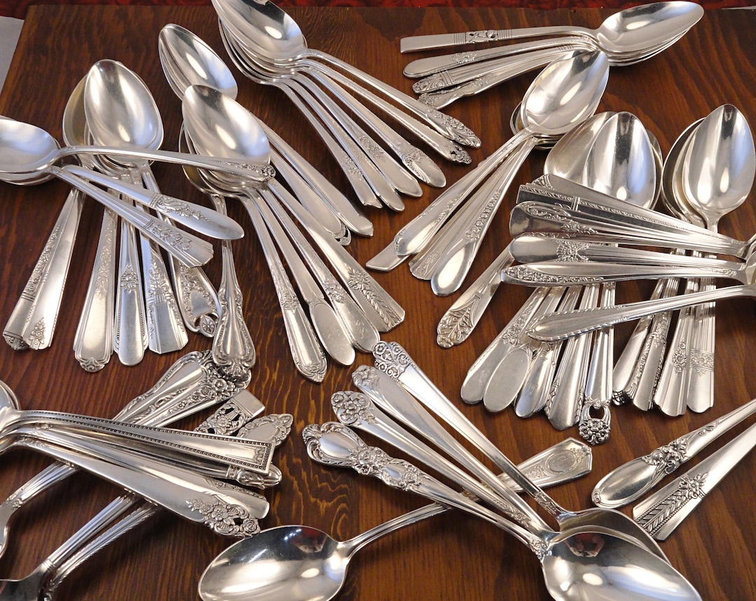 Serving Spoons Large Mix or Match Silverplate Choice of Spoons, Sets or ...