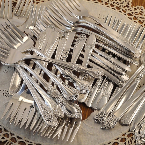 Silverplate Flatware - Etsy