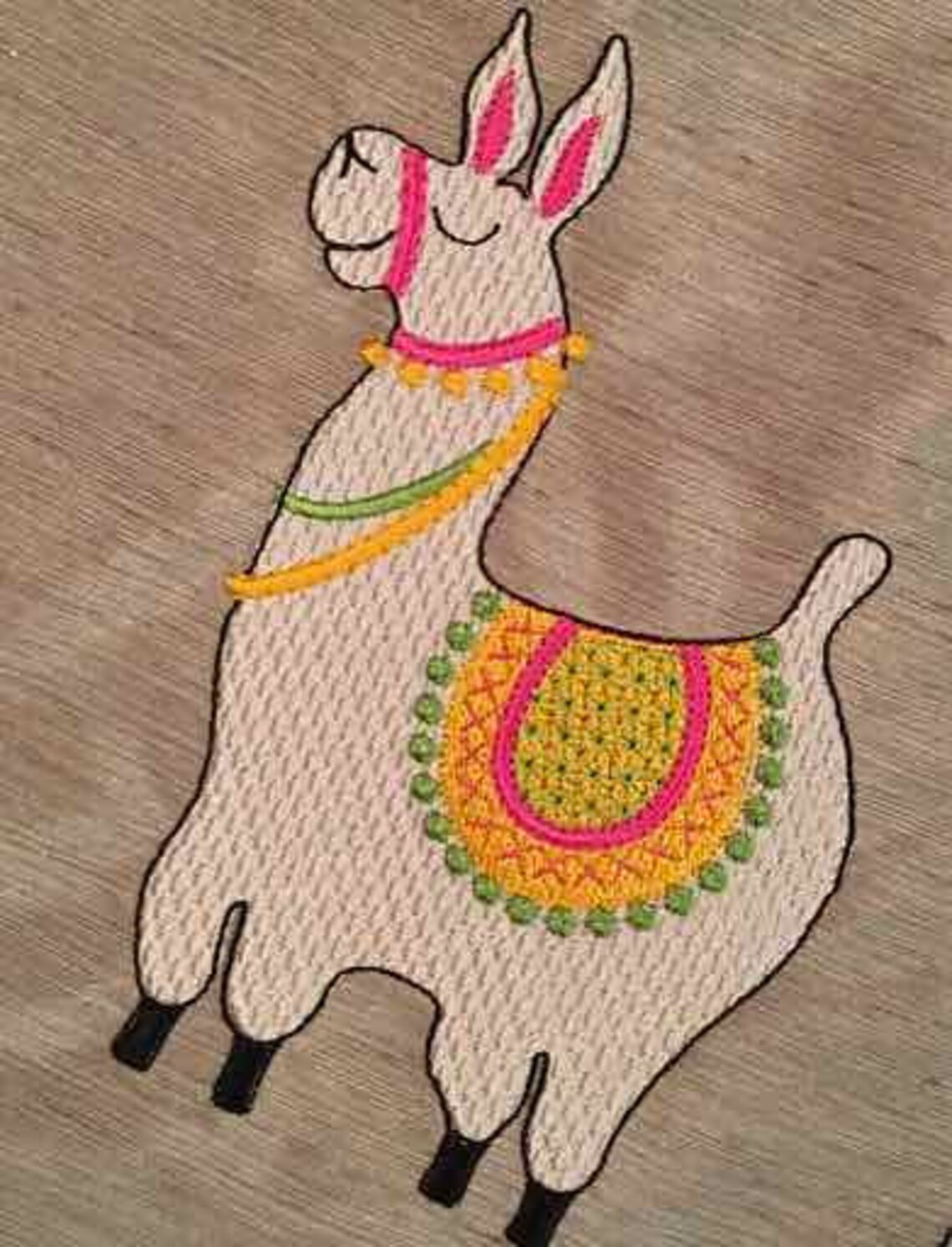 Llama Machine Embroidery Design Multi Size 4x4 3x5 5x7 - Etsy UK