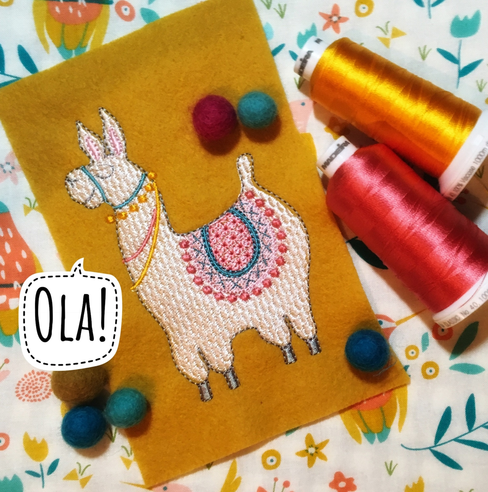 Llama Machine Embroidery Design Multi Size 4x4 3x5 5x7 - Etsy UK