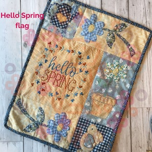 Hello Spring Collection Over 20 Machine Embroidery Applique Designs ...