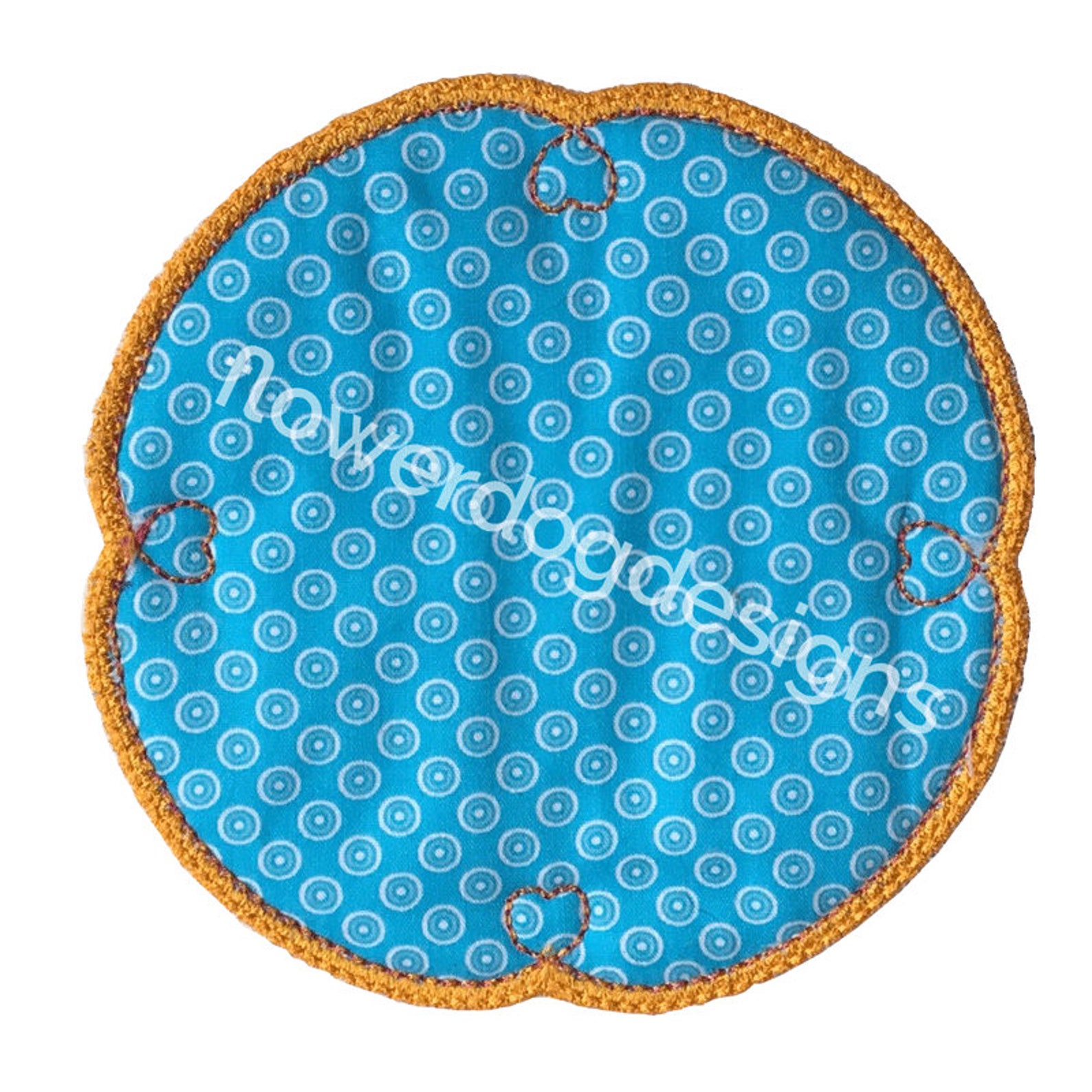 Set of 4 in the Hoop Mug Rugs Digital Machine Embroidery Design ...