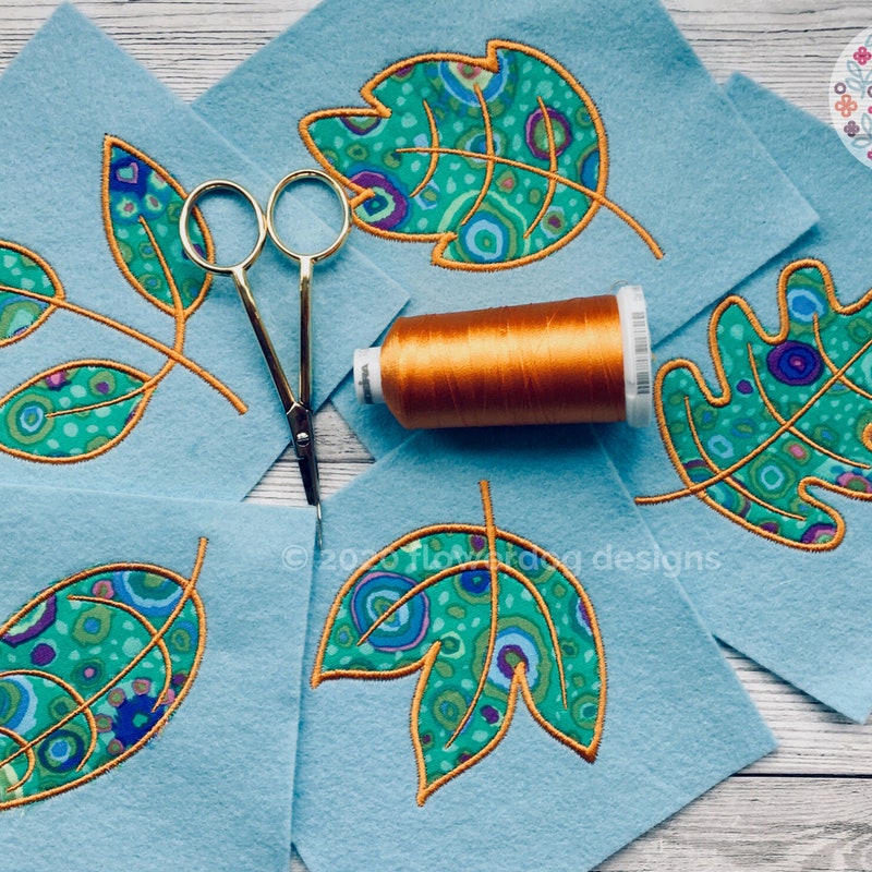 Leaf Applique - Etsy