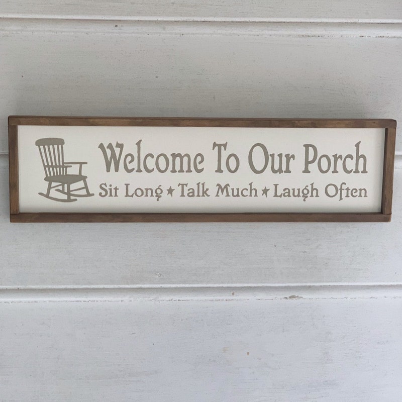 Back Porch Sign - Etsy