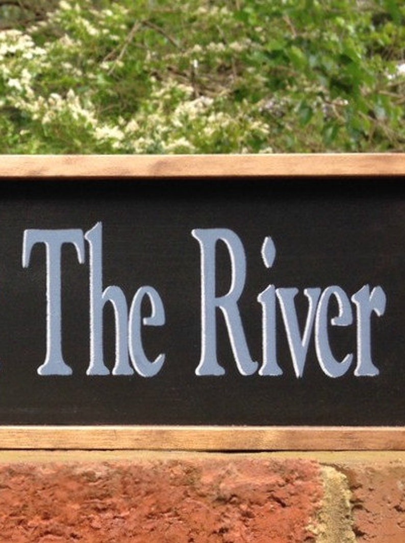 River Sign. River Decor. Columbia River James River. River | Etsy
