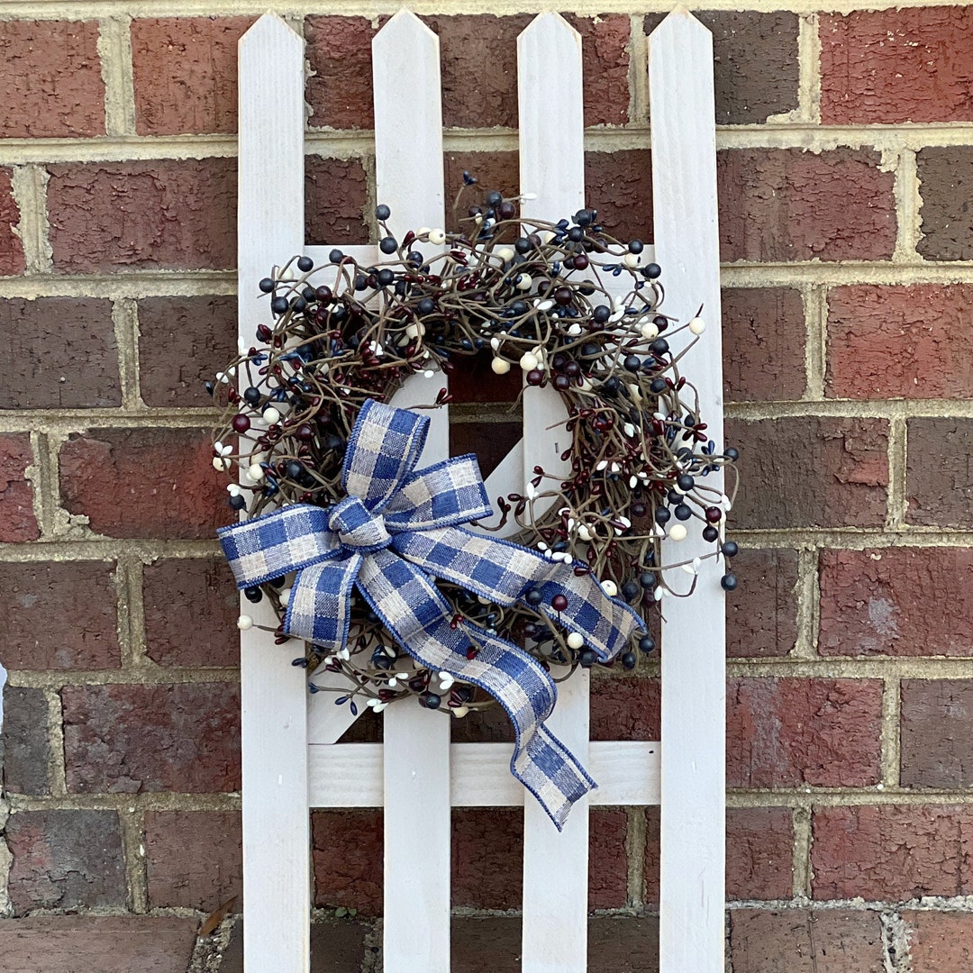 Everyday Americana Country Decor, Farmhouse Country Decor, Berry Wreath ...