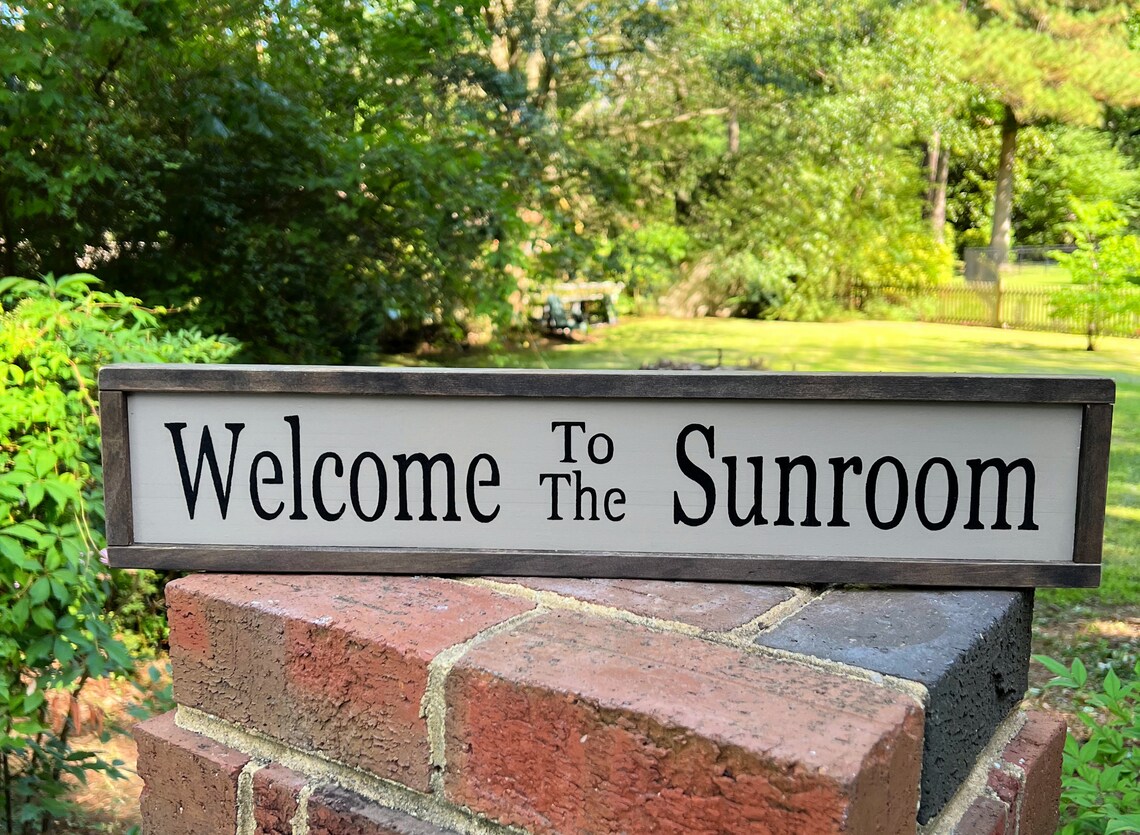 Sunroom Sign Sunroom Decor Sun Porch Wall Sign Year Round - Etsy