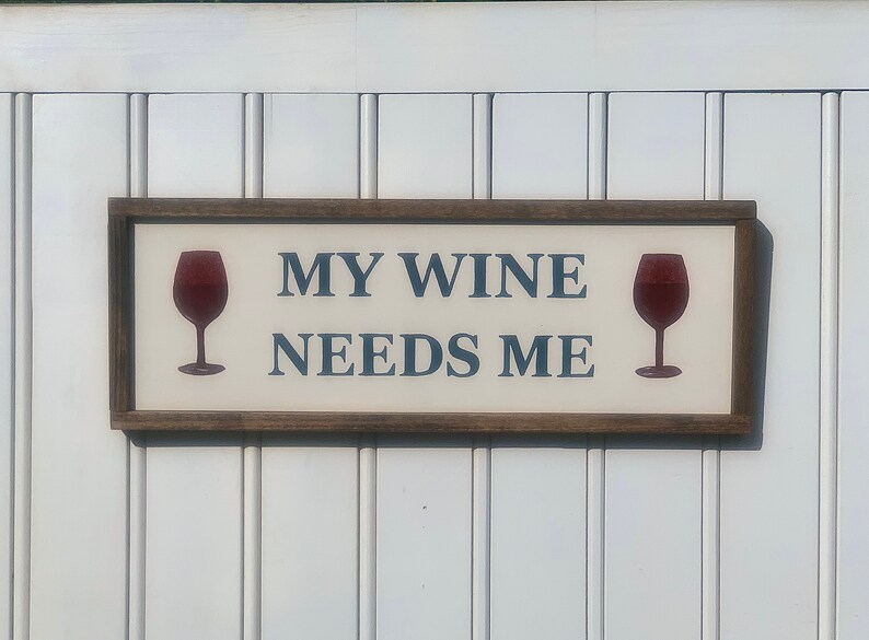 Wine Sign. Wine Decor. Wine Gift. Kitchen Decor. Gift for - Etsy