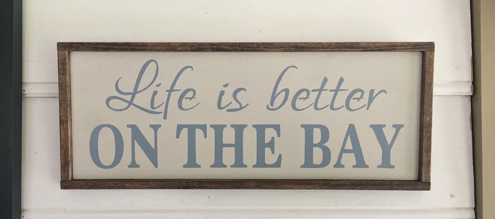 Bay Signs. Life on The Bay. Bay Home Decor. Chesapeake Bay | Etsy