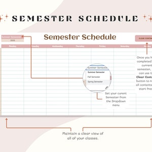 Student Planner | Assignment Tracker | School Spreadsheet| Digital ...