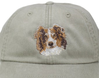 Australian Shepherd Embroidered Hat Baseball Cap Dog Lover | Etsy