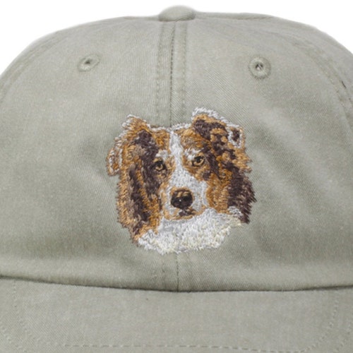 Australian Shepherd Embroidered Hat Baseball Cap Dog Lover - Etsy