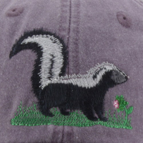 SKUNK WILDLIFE HAT Embroidered Women Men Mom Dad Baseball - Etsy