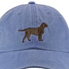 Chocolate Labrador Retriever Embroidered Hat, Baseball Cap, Dad Hat ...