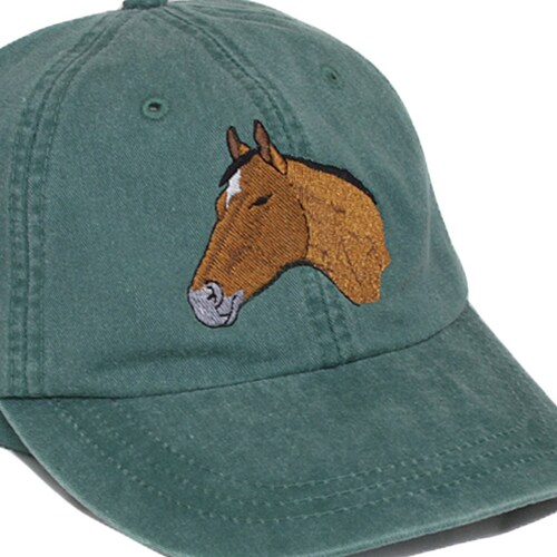 Horse Embroidered Hat Baseball Cap Equestrian Gift - Etsy