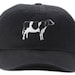 Holstein Cow Embroidered Hat, Baseball Cap, Dad Hat, Mom Cap, Baseball ...
