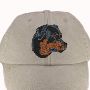 Rottweiler Embroidered Hat, Baseball Cap, Dog Lover Gift, Pet Mom Cap ...