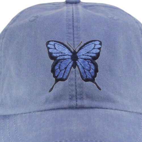 Monarch Butterfly Embroidered Hat Baseball Cap Sun Cap - Etsy