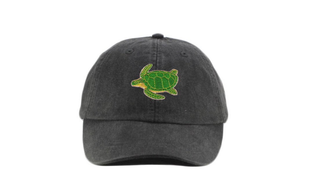Sea Turtle Embroidered Hat, Baseball Cap, Dad Hat, Mom Cap, Beach Cap ...