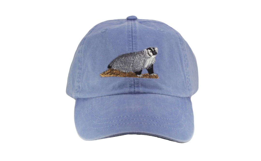 Badger Embroidered Low Profile Dad Hat, Baseball Cap, Honey Badger ...