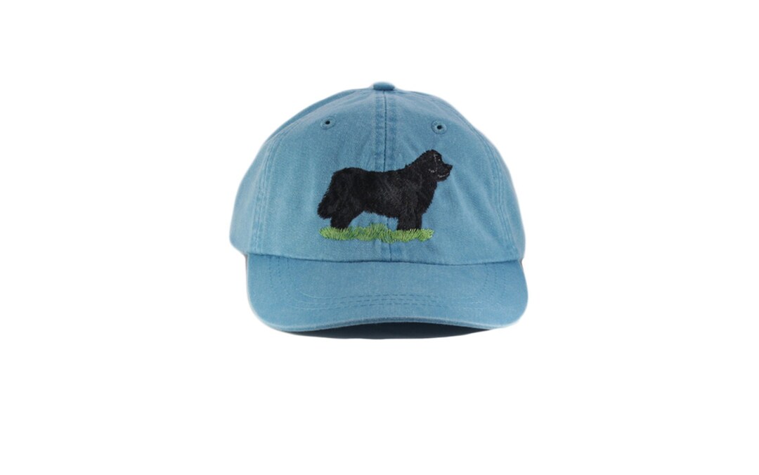 Newfoundland Embroidered Hat, Baseball Cap, Dog Lover Gift, Dad Hat ...