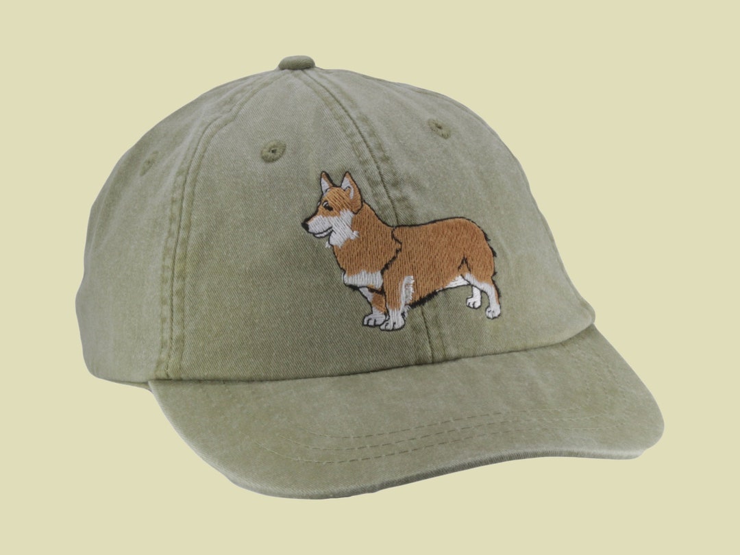 Corgi Embroidered Hat, Baseball Cap, Dog Lover Gift, Pet Mom Cap, Dad ...