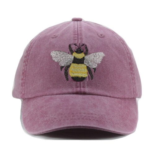 Bee Baseball Cap Embroidered Bumble Bee Hat Save the Bees - Etsy