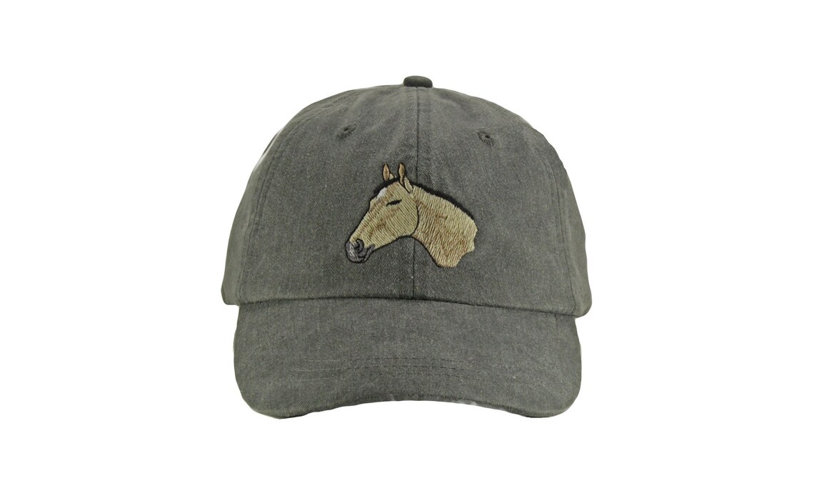 Horse Embroidered Hat Baseball Cap Riding Equestrian Hat - Etsy