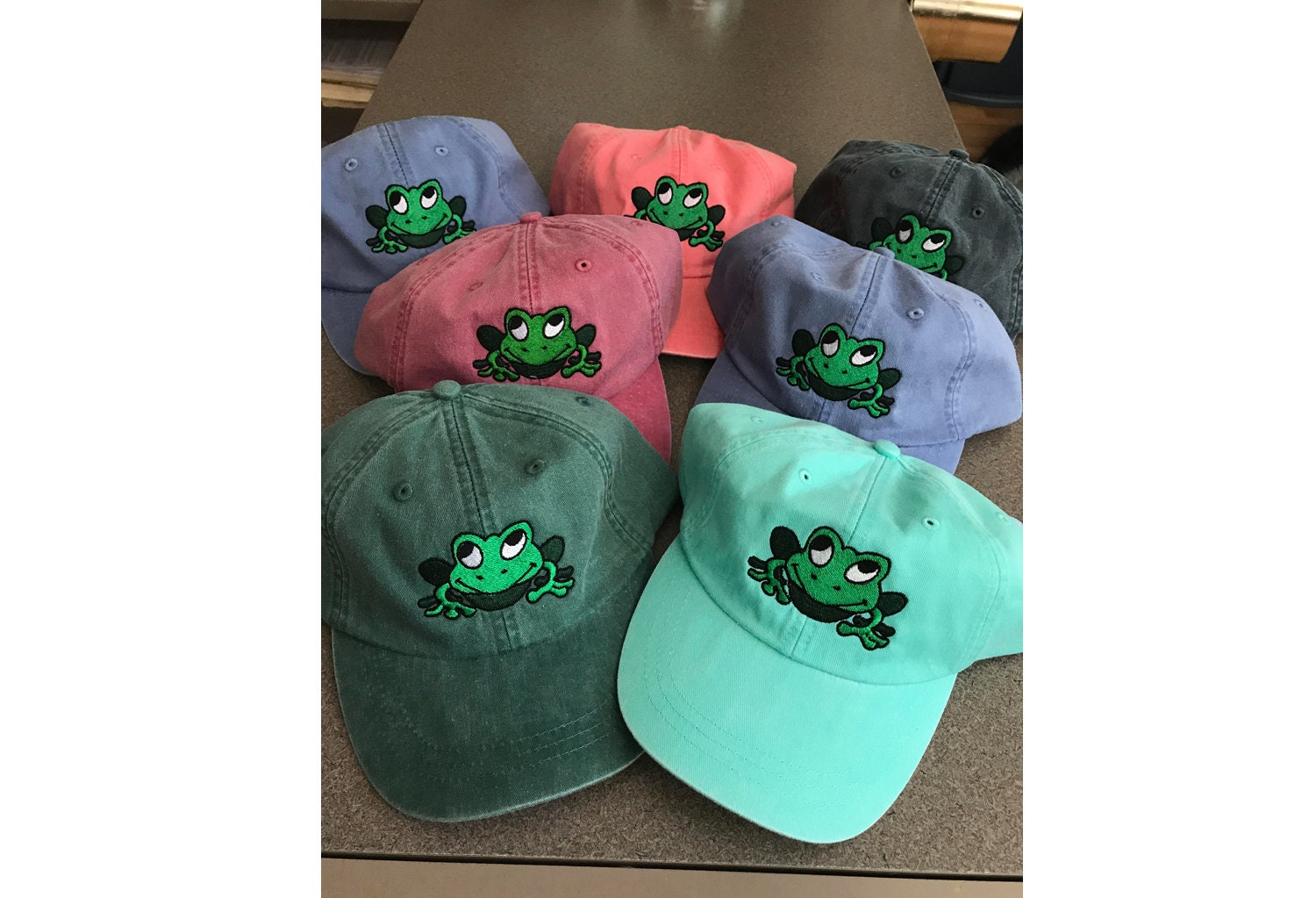 Bullfrog embroidered hat baseball cap toad wildlife frog | Etsy