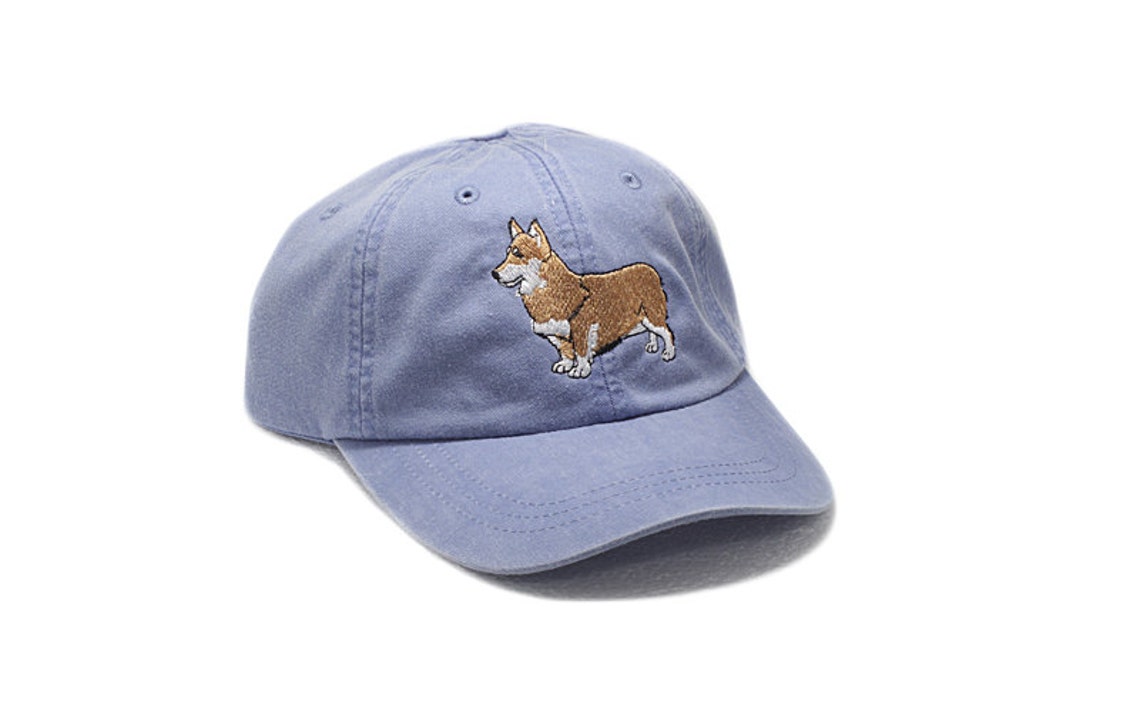 Corgi Embroidered Hat Baseball Cap Dog Lover Gift Pet Mom - Etsy