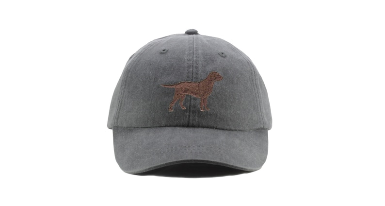 Chocolate Labrador Retriever Embroidered Hat, Baseball Cap, Dad Hat ...