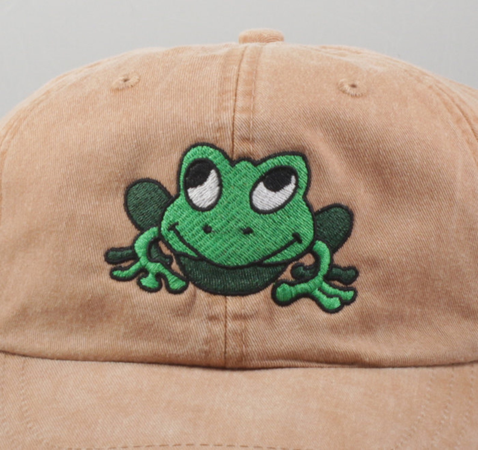 Bullfrog Embroidered Hat Baseball Cap Toad Wildlife Frog | Etsy