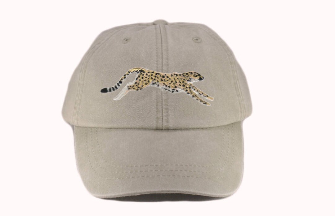 Cheetah Embroidered Hat, Baseball Cap, Dad Hat, Mom Cap, Wildlife ...