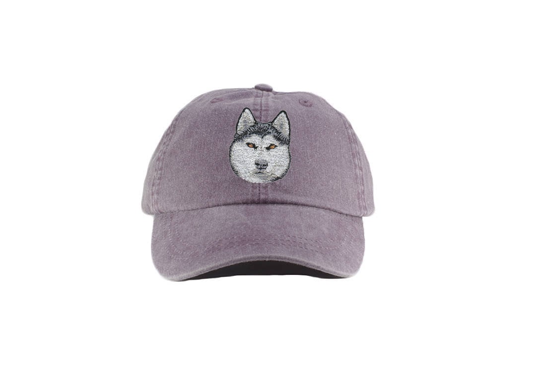 Siberian Husky embroidered hat baseball cap dog lover gift | Etsy