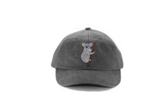 Koala Embroidered Hat Baseball Cap Australian Koala Bear | Etsy
