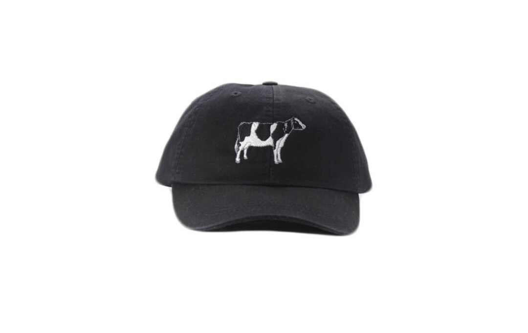 Holstein Cow Embroidered Hat, Baseball Cap, Dad Hat, Mom Cap, Baseball ...