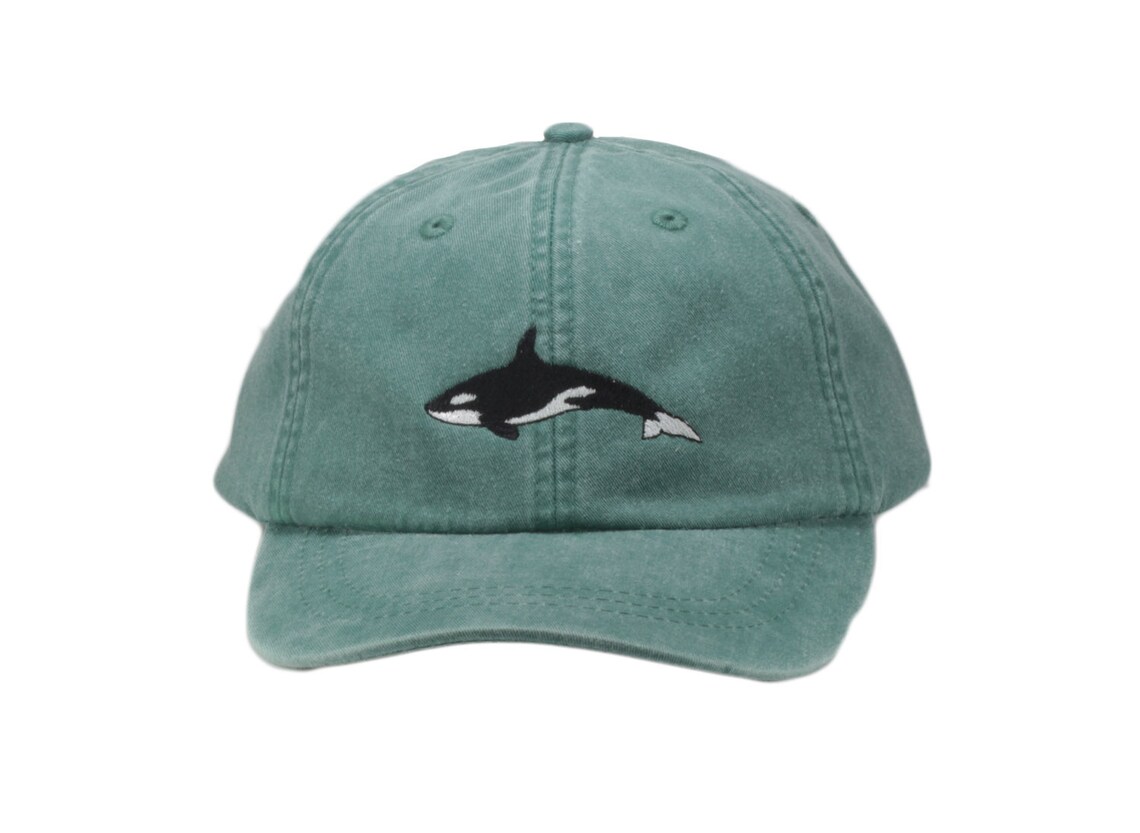 Orca Embroidered Hat, Baseball Cap, Whale Hat, Orca Cap, Killer Whale ...