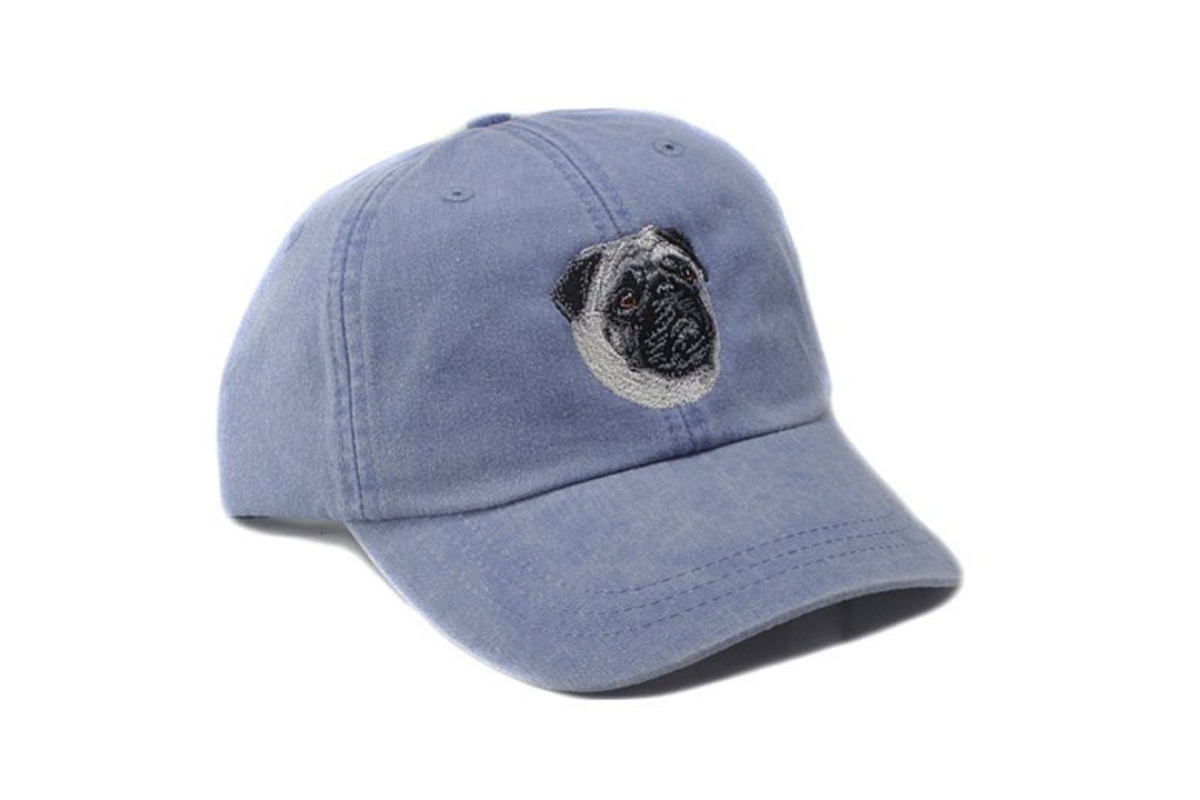 Pug Embroidered Baseball Cap, Low Profile Dad Hat, Dog Mom, Pet Parent ...