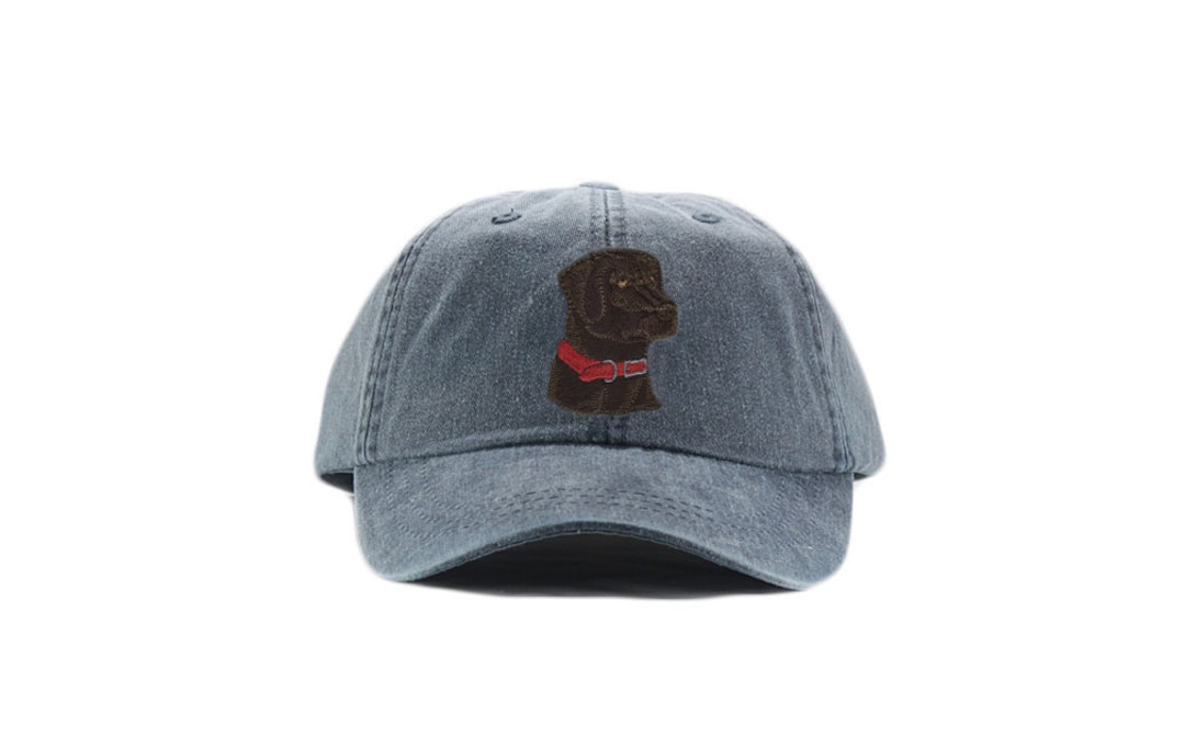 Chocolate Labrador Retriever Embroidered Hat, Baseball Cap, Low Profile ...