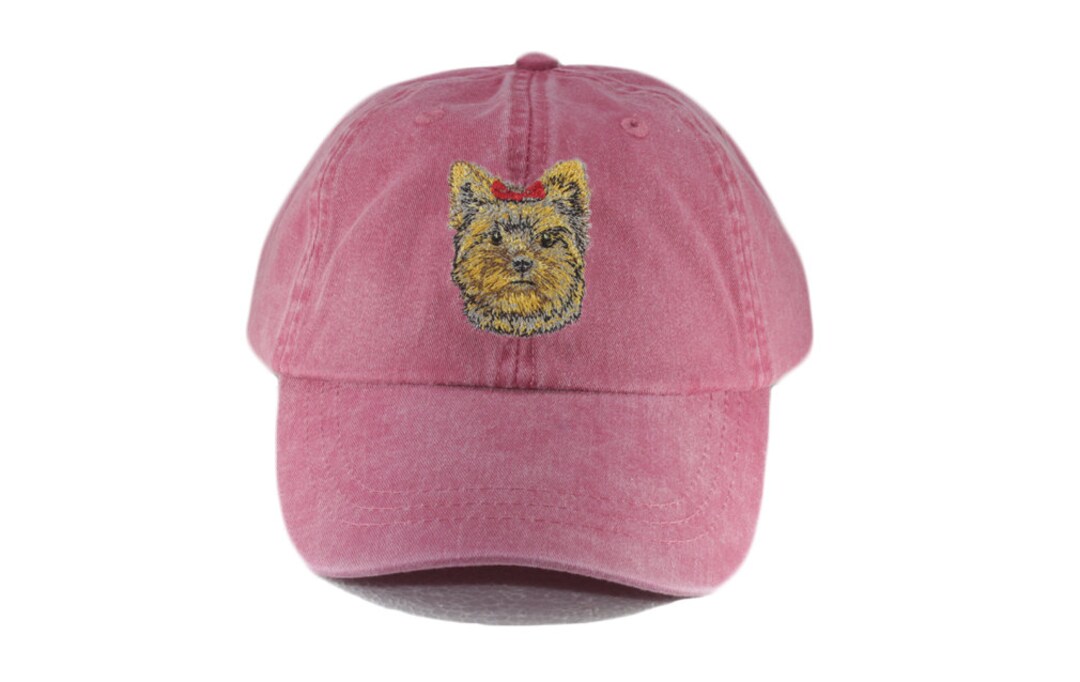 Yorkshire Terrier Embroidered Hat, Baseball Cap, Dog Lover Gift, Mom ...