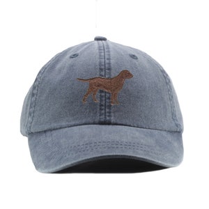Chocolate Labrador Retriever Embroidered Hat, Baseball Cap, Dad Hat ...